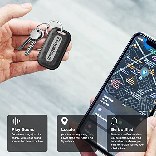 Item Locator, Works with Apple Find My App, Keys Finder, Lightweight Bluetooth Tracker for USB Flash Drives, Bags, Belongings and Bicycles (Only for iOS)