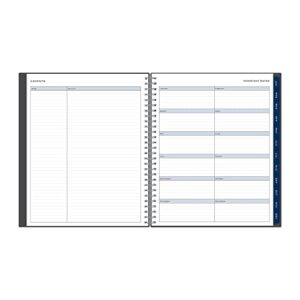 Blue Sky 2023 Monthly Planner, January - December, 8" x 10", Flexible Cover, Wirebound, Passages (142074)