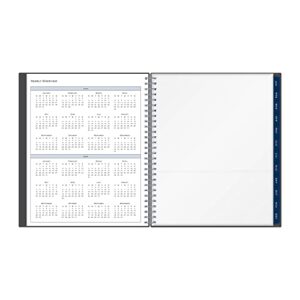 Blue Sky 2023 Monthly Planner, January - December, 8" x 10", Flexible Cover, Wirebound, Passages (142074)