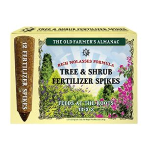 the old farmer's almanac tree & shrub fertilizer spikes (box of 12 spikes - 3 lbs)