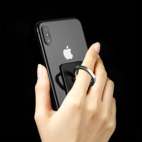 Bunker Ring Edge, Cell Phone Ring Grip Stand, 360°Rotation Metal Ring, Compatible with Most Smartphones (Blush Gold)