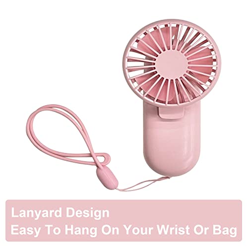 EROSHEBO Mini Clip Fan, 3 in 1 Rechargeable Portable Fan, Handheld Clip Fan for Phone, Laptop