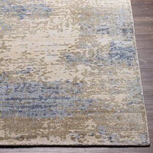 Mark&Day Area Rugs, 8x10 Zethuis Modern Medium Gray Area Rug Gray Blue Cream Carpet for Living Room, Bedroom or Kitchen (8' x 10')