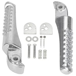 grehua foot pegs footrest bracket set assembly for 6.5hp 212cc 196cc coleman ct200u trail 200 ct200u-ex bt200x ct200u-exr ct100u trail 100 left right silver 2 pack powersports motor mini bike parts