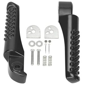 grehua foot pegs footrest bracket set assembly kit for coleman bt200x ct200u-ex ct200u-exr ct200u trail 200 ct100u trail 100 212cc 196cc 6.5hp powersports motor mini bike parts left right 2 pack black