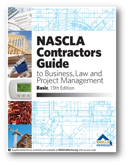 NASCLA Contractors Guide to Business, Law & Project Management Basic, 13th Edition, Tabs Bundle