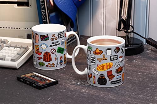 Paladone Seinfeld Merchandise Ceramic Coffee Mug | Gifts for Seinfeld Gifts for Fans of the TV Show