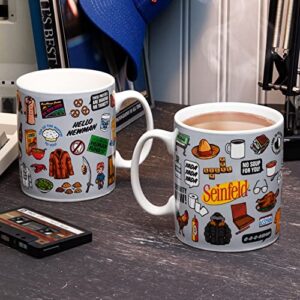 Paladone Seinfeld Merchandise Ceramic Coffee Mug | Gifts for Seinfeld Gifts for Fans of the TV Show