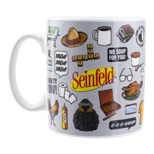 Paladone Seinfeld Merchandise Ceramic Coffee Mug | Gifts for Seinfeld Gifts for Fans of the TV Show