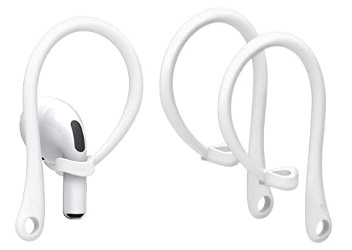 3 Pairs 3 Style Ear Hooks Compatible with AirPods 3 Accessories Compatible with AirPods 3 Earhooks Ear Hook,White/Clear A3