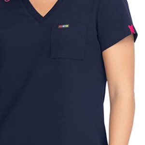 KOI French Bull F102 Women's Coco Scrub Top Navy 2XL