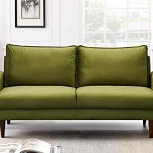 Bonrcea Modern Sofa Tufted Couch Love Seats, Army Green