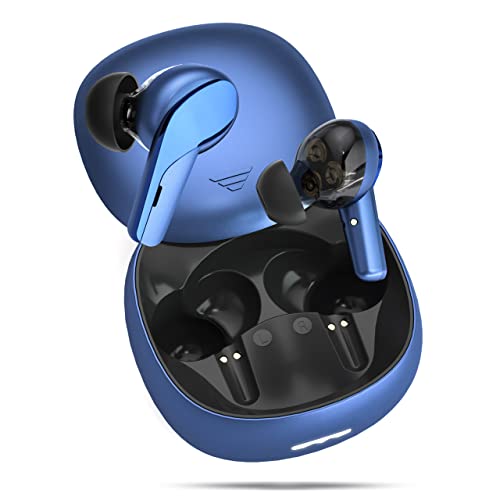 Damipow Triple Driver Hi-Res Audio Wireless Earbuds, Sound Buds Comfortable in-Ear Headphones with High Resolution, Bass Driven Sound, MEMS Mic, High Fidelity for Audiophile - Phantom Blue