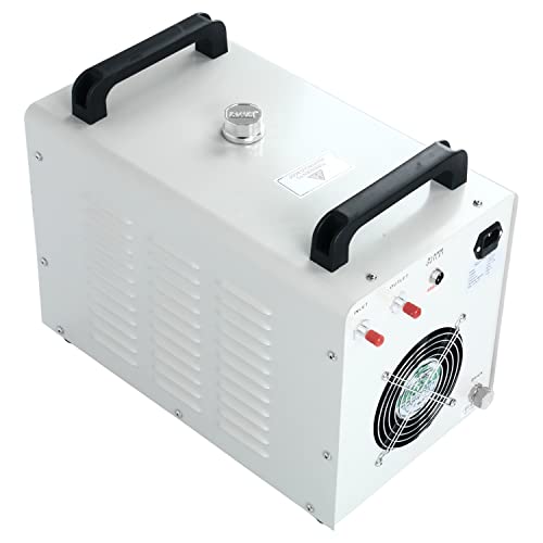 DasMarine CW-3000 Water Chiller,8L Industrial Water Chiller,Thermolysis Type Water Cooling Chiller Machine,110V Economic Water Cooling Equipment for 60W 80W Laser Engraving Machine