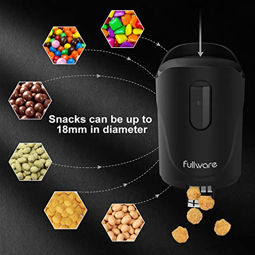 Fullware Nuts Dispenser 9 oz Keep Fingers Clean Snack Dispenser for Peanuts under 0.7", Cashew kernels, M&M