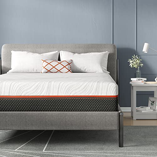 Sweetnight Full Size Mattress, 12 Inch Memory Foam Hybrid Mattress in a Box, Innerspring Mattress for Soundly Sleep, Full Mattress