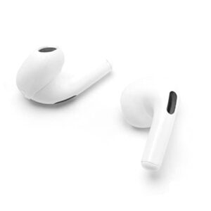 Yutoner Airpods Earpods Covers Anti-Slip Silicone Soft Sport Covers Accessories for AirPods 3 Earbud AirPods Ear Tips 5 Pairs (White)