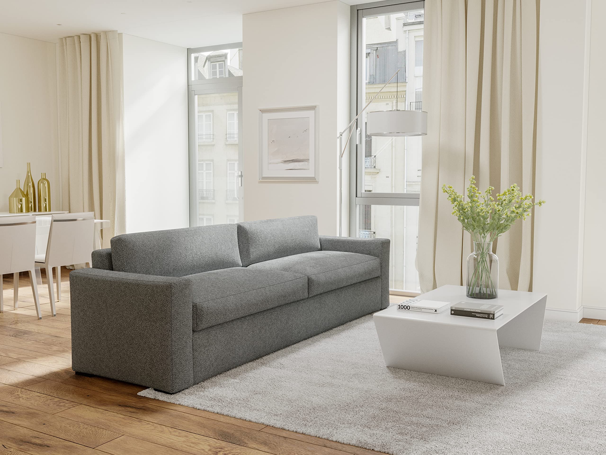 Whom Home, Barton Charcoal Sofas