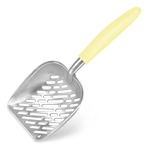 SunGrow Large Cat Litter Scoop, Life Transforming Cat Scooper, Reduces Hand Fatigue, Saves Clear Litter, Makes Scooping Faster and Easier