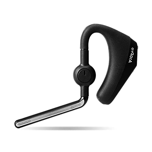 RicoRich Bluetooth Headset V5.0 Handsfree Bluetooth Earpiece Noise Cancelling Headphones Wireless Earphones Microphone Driving Business Earbuds for Apple iPhone Samsung Android Laptop