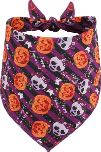 2 Pack Dog Bandana Halloween, Triangle Bibs Scarf for Halloween, Holiday Pet Neckerchief for Dogs Pets