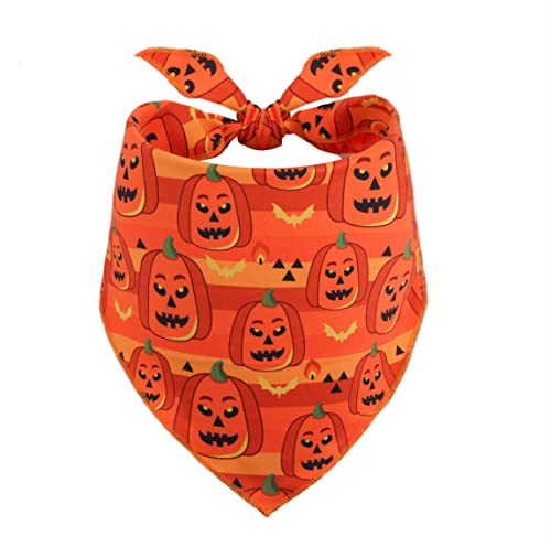 2 Pack Dog Bandana Halloween, Triangle Bibs Scarf for Halloween, Holiday Pet Neckerchief for Dogs Pets