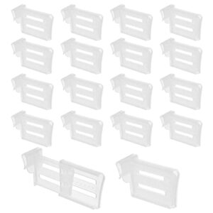 fridge divider, 16 pack refrigerator door organizer, drawer adjustable separators, expandable from 2.5-4.3 inches, for home kitchen office supplies tidy, clear