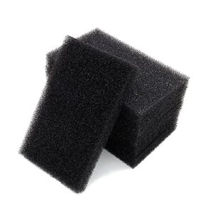 afacygn aquarium bio filter media sponge, 6.28 x 4 x 0.78 inch 6 pack cut-to-size foam for aquarium fish tank (6 pcs)