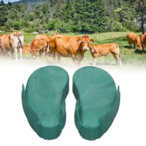 Atyhao Cow Hoof Trimming Pads, 2pcs Comfortable Soft Rubber Hoof Trimmer Pad to Reliving The Pain of Walking Lightweight Cattle Cow Hoof Trimming Liner with Adhesive for Cattle Hoof Trimming