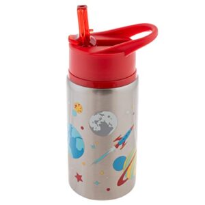 stephen joseph stainless steel water bottle, space