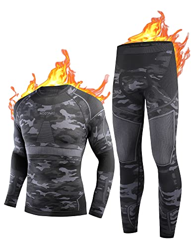 NOOYME Thermal Underwear for Men Long Johns for Men, Base Layer Men for Cold Weather Camouflage