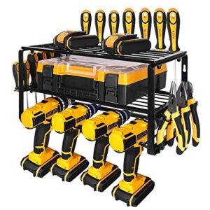 xynb power tool organizer, drill storage rack power tool organizer wall mount drill holder wall mount drill rack removable design