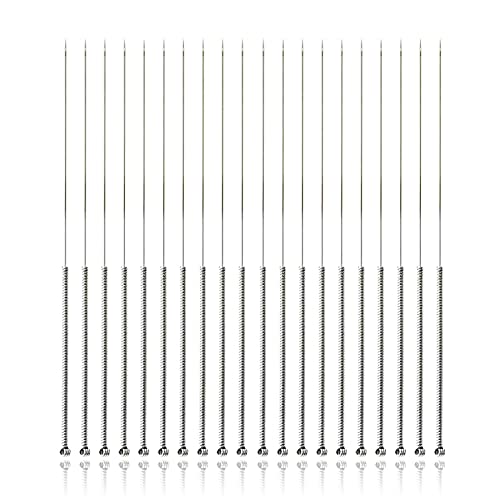 3D Printer Nozzle Cleaning Needles Kit-0.4mm 20 PCS Stainless Steel 3D Printer Nozzle Cleaner Needle Tool Kit, 3D Printer Parts & Accessories