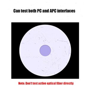 400x Handheld Fiber Optical Microscope with 2.5mm FC ST SC Adapters and 1.25mm LC Adapter