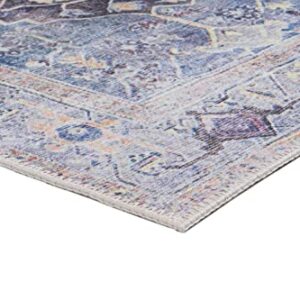 Perga Rugs Machine Washable Area Rug for Bedroom, Kitchen, Bathroom, Living Room, Entryway, Home Decor Non Slip Rug, Pet Friendly & Resistant Throw Indoor Floor Carpet