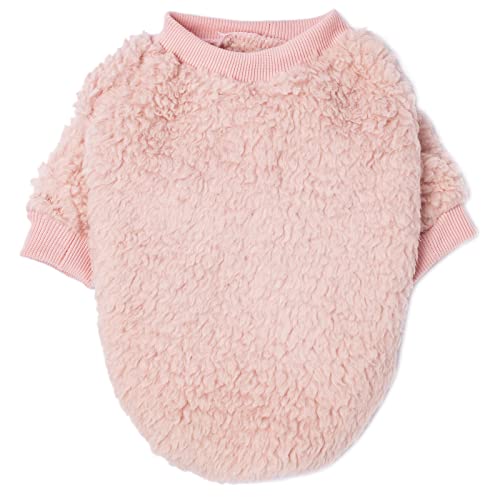 Dog Sweaters for Small Dog Boys or Girls Cat Puppy Clothes Sweatshirts Soft Warm Winter Coats Apparels for Dogs and Cats (Small, Angel Pink)