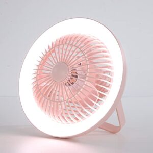 battery operated fan, 3 speed upgraded powerful airflow, max 20h battery powered fan rechargeable, table fan for camping, bedside, desk, quiet small fan, 90° tilt stand, hangable usb fan type-c port