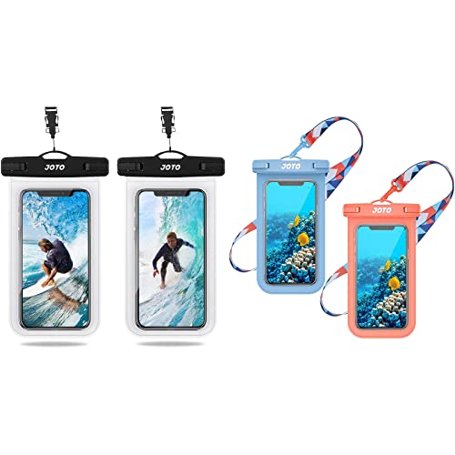 JOTO Universal Waterproof Phone Pouch Bundle with Universal Waterproof Cell Phone Dry Bag