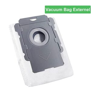 10 pack Replacement Roomba Vacuum Bags Compatible with iRobot Roomba i7, i7+, i8, i8+, i3, i3+, i4, i4+, i1+, i6, i6+, j7, j7+, s9, s9 Plus Bags Bulk Trash Bags Automatic Dirt Disposal Bags Bin Bags