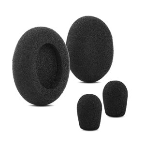 YDYBZB Ear Pads Cushion Earpads Mic Foam Replacement Compatible with VXI BlueParrott C400-XT Noise Canceling Headphones