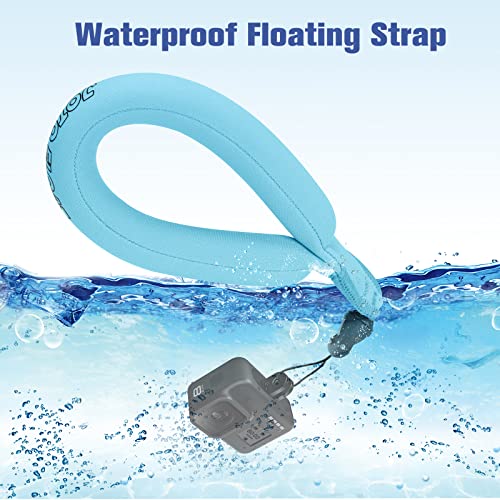 ProCase Universal Waterproof Phone Pouch Bundle with 2 Pack Floating Wrist Strap