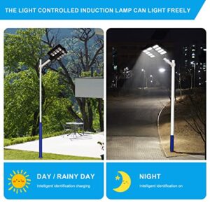 XLB-TYNFD 800W Solar Street Lights Outdoor IP67 Waterproof, 50000LM High Brightness Dusk to Dawn LED Street Light, with Motion Sensor and Remote Control, for Parking Lot, Yard, Garden, Patio