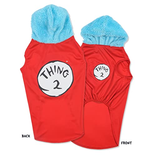 Dr. Seuss for Pets The Cat in The Hat: Halloween Thing 2 Costume- Large | Funny Halloween Costumes for Dogs, Officially Licensed Dr. Seuss Dog Halloween Costume