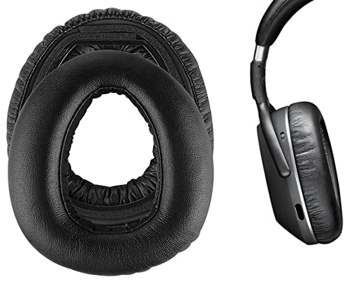 Replacement Ear Pads Cushions for Sennheiser PXC 550 PXC 550-II Wireless MB 660 PXC480 Series Headphones Earpads, Headset Ear Cups Repair Parts (Black Cushions for Sennheiser PXC 550)