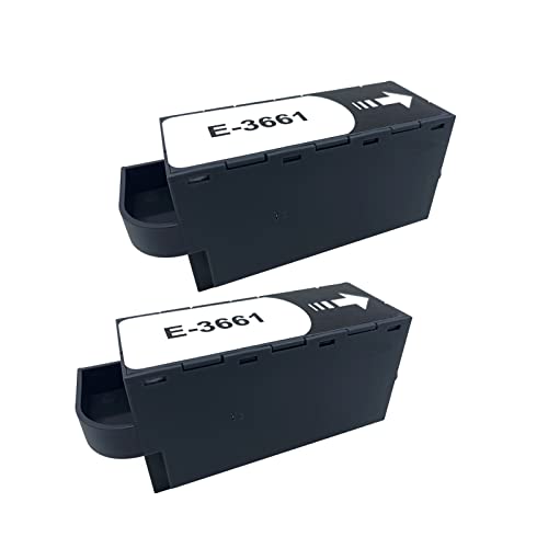 HEMEINY 2PK T3661 Ink Maintenance Box Compatible with XP-8500 XP-8505 XP-8600 XP‑8605 XP-15000 XP-6000 XP-6001 XP-6005 XP-6100 XP-6105 XP-970 Printers