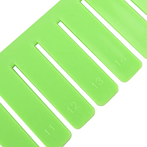 MANCHAP 56 PCS Adjustable Grid Drawer Organizer, DIY Drawer Divider, Plastic Drawer Separators for Kitchen Bedroom Office, Green