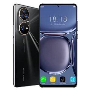 yoidesu unlocked smartphones, p50 pro 7.3 inch dual sim unlocked cell phone, 3gb ram + 32gb rom, 5mp + 8mp dual camera, face id android phone with 4500mah battery