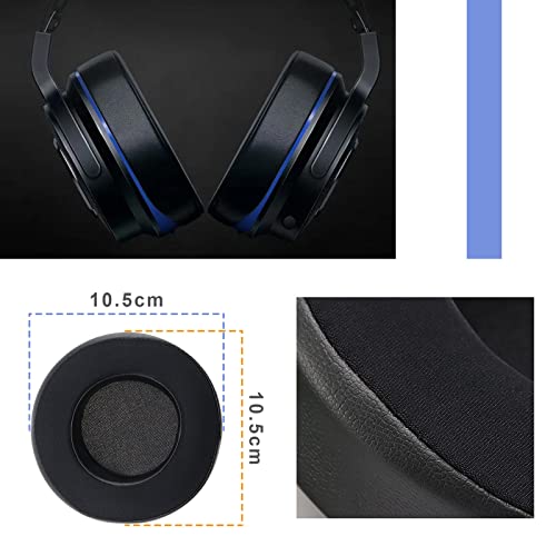 1 Pair Cooling-Gel Earpads Compatible with Razer Thresher Ulti-Mate Thresher 7.1 Headphones Memory Foam Replacement Ear Cushions Headset Repair Parts Black