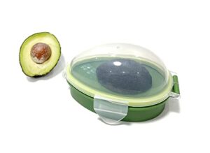 halteoly avocado saver holder food crisper storage box fruit keeper avocado keeper storage container-keep your avocados fresh for days