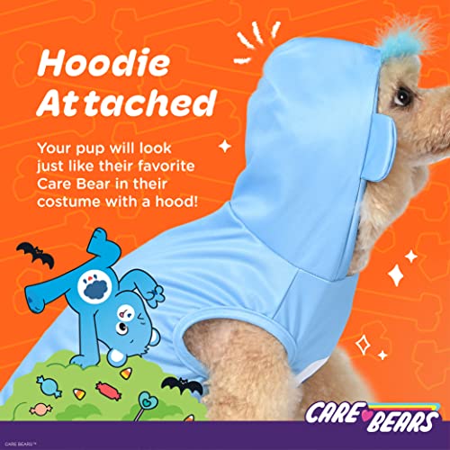 Care Bear for Pets Halloween Grumpy Bear Sleeveless Hoodie - L | Cozy Hoodie for Dogs | Fun and Cute Halloween Costumes for Dogs| Officially Licensed Care Bears Pet Products